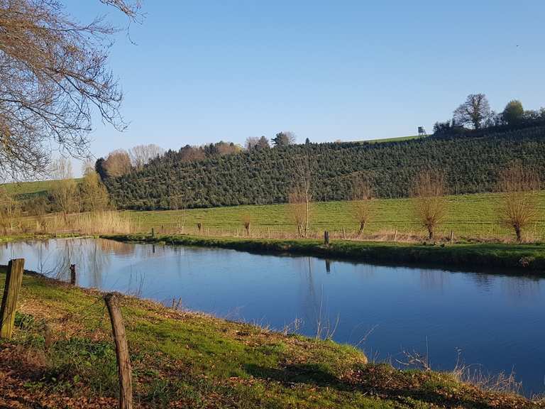 Panorama-Hügelkuppe – Schöner ruhiger Feldweg Runde von Peckhaus ...
