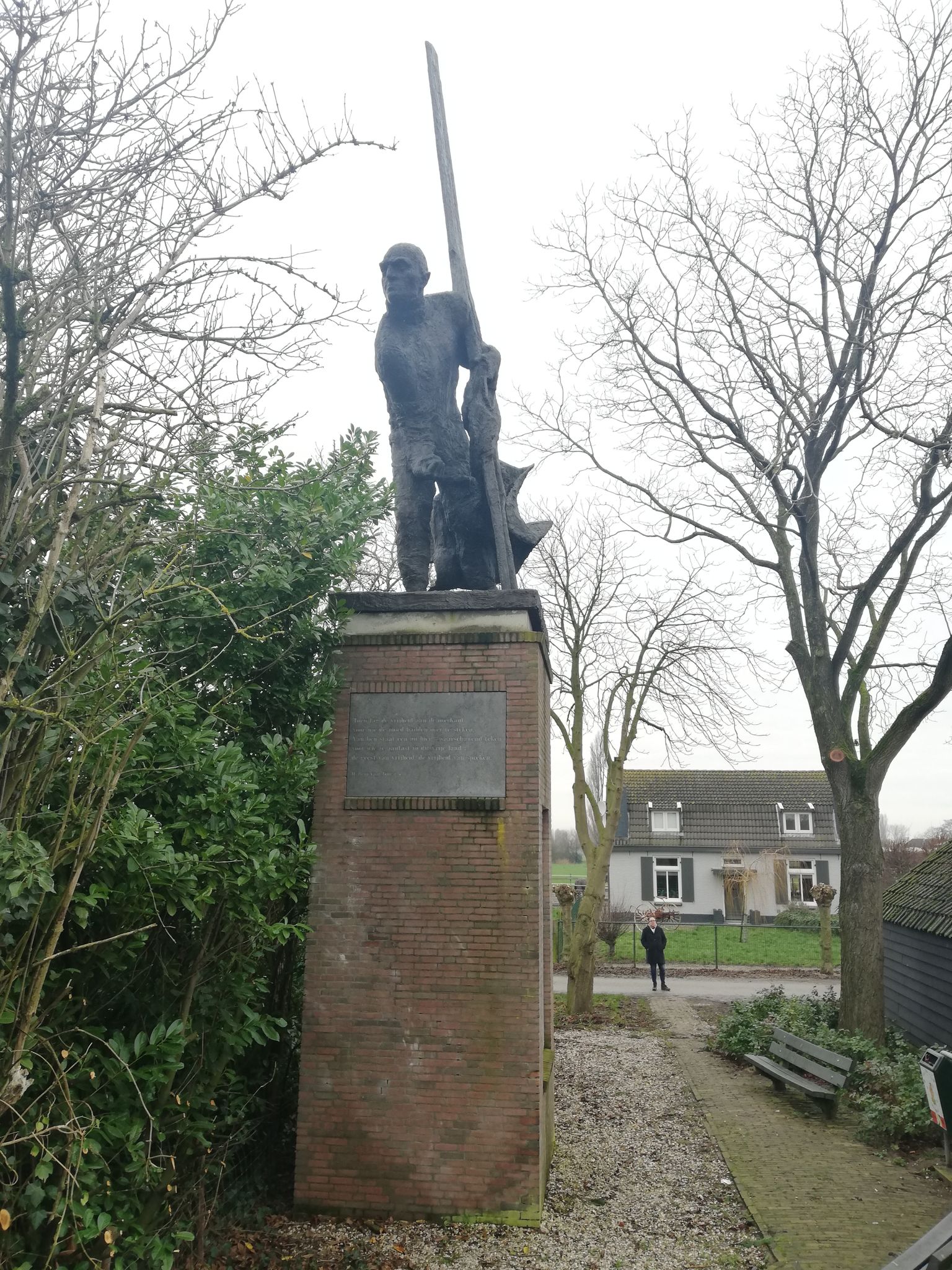 De Roeier Monument – Wandelknooppunt 117 rondtocht vanuit Passewaay ...