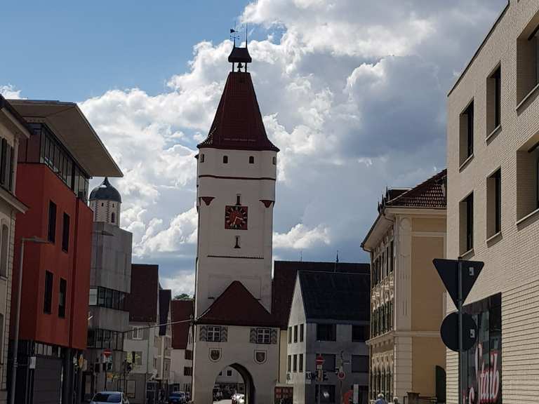 Mural of Girl Blowing Bubbles, Biberach an der Riß Routes for Walking ...