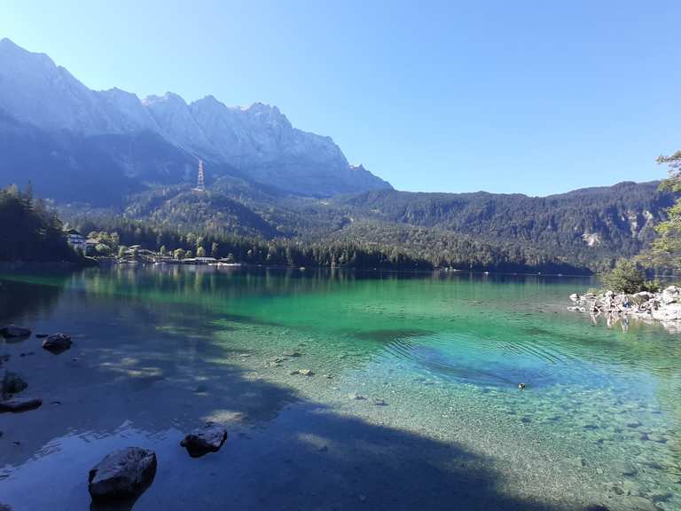 Eibsee Badeplatz - Itinéraires vélo et carte | Komoot