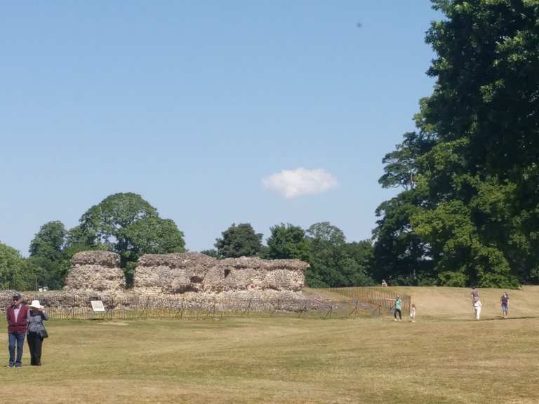 Roman Wall of St Albans – Alban Way Loop from Harpenden | bike Tour ...