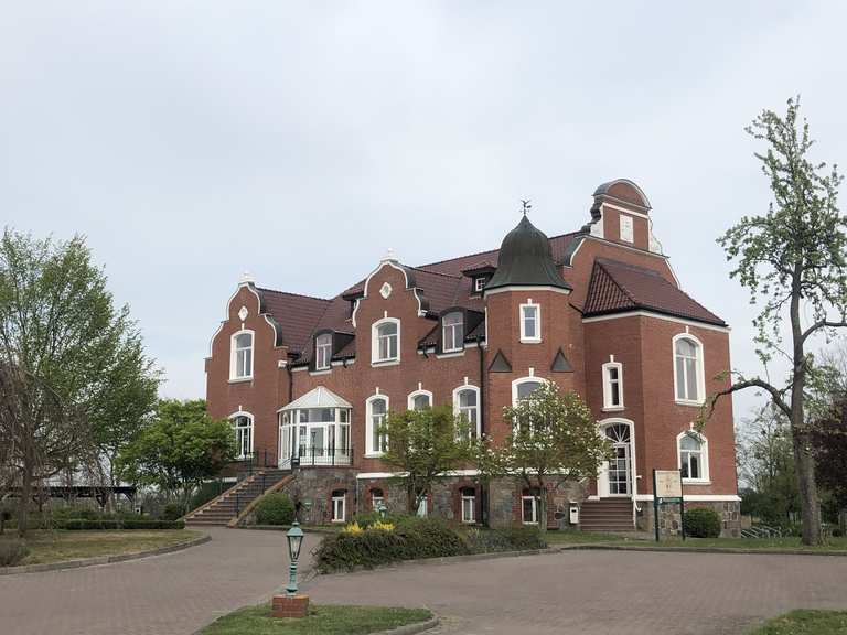 Burgruine Gerswalde – Wasserburg Gerswalde Runde von Gerswalde ...