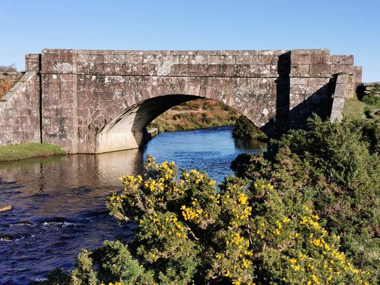 Dewerstone Rock & Shaugh Bridge loop from Cadover Bridge — Dartmoor ...