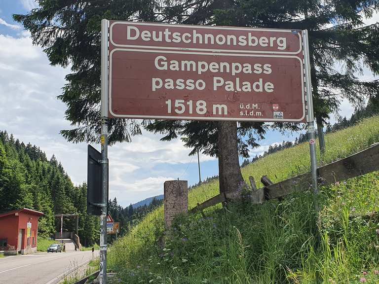 Gampenpass - Passo Palade - Mountain Bike Trails & Tracks | Komoot