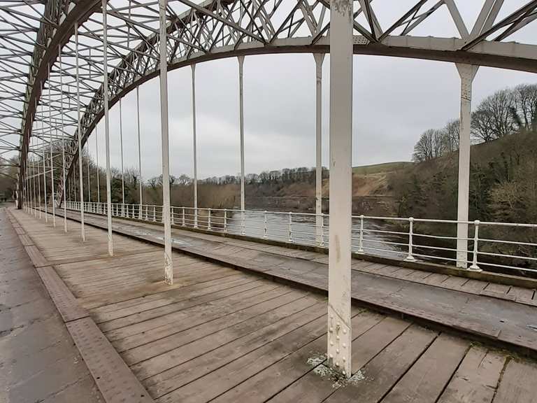 Hagg Bank Bridge (Wylam Bridge) - Cycle Routes and Map | Komoot