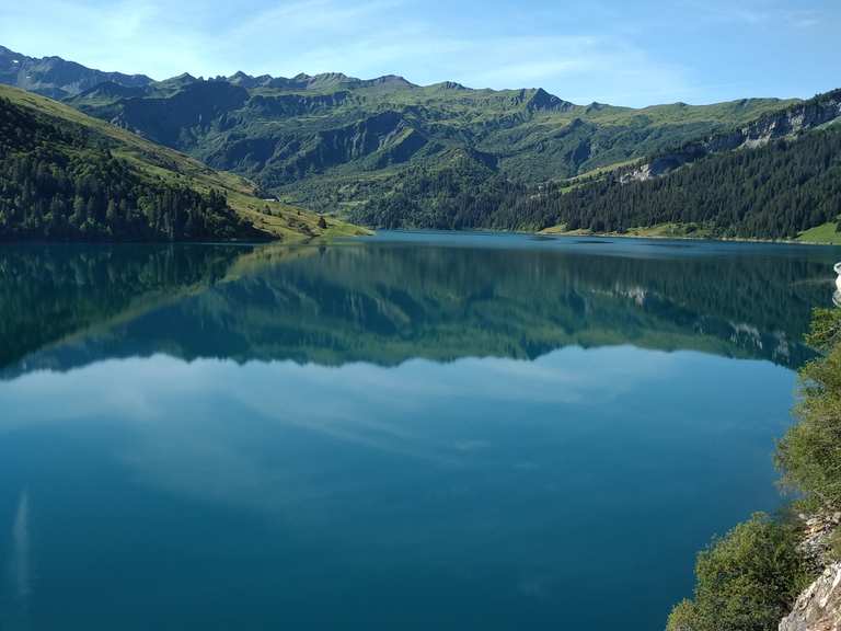 Lac de Roseland et Arêches depuis Beaufort – boucle | Tour à vélo | Komoot