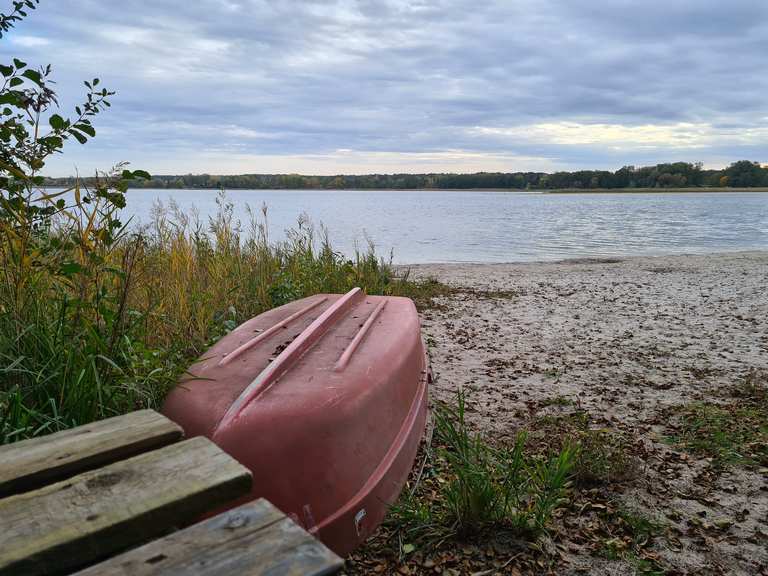 Steg mit Aussicht auf den Großen Seddiner See: Wanderungen und Rundwege ...