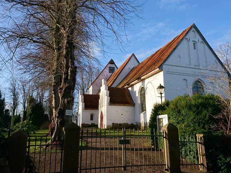 Sieseby - Kirche und Friedhof : Radtouren und Radwege | komoot