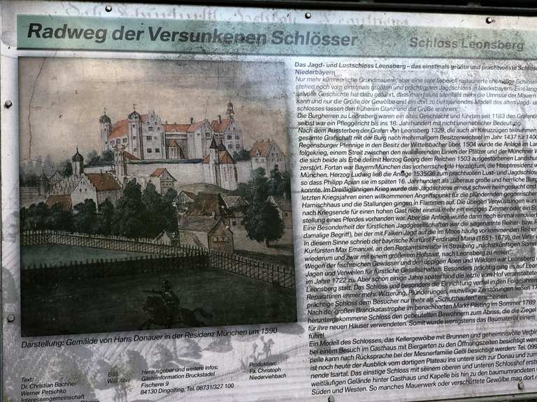 "versunkenes" Schloss Leonsberg - Cycle Routes and Map | Komoot