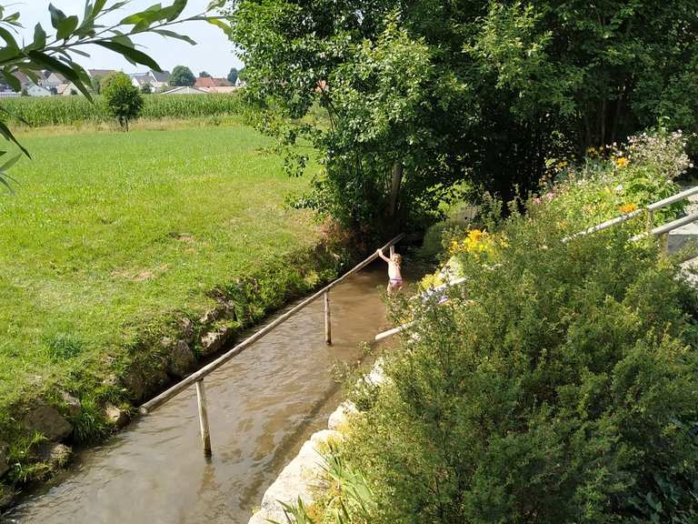 Natur- Kneipp- Wassertreten im Bach fietsroutes en kaart | Komoot