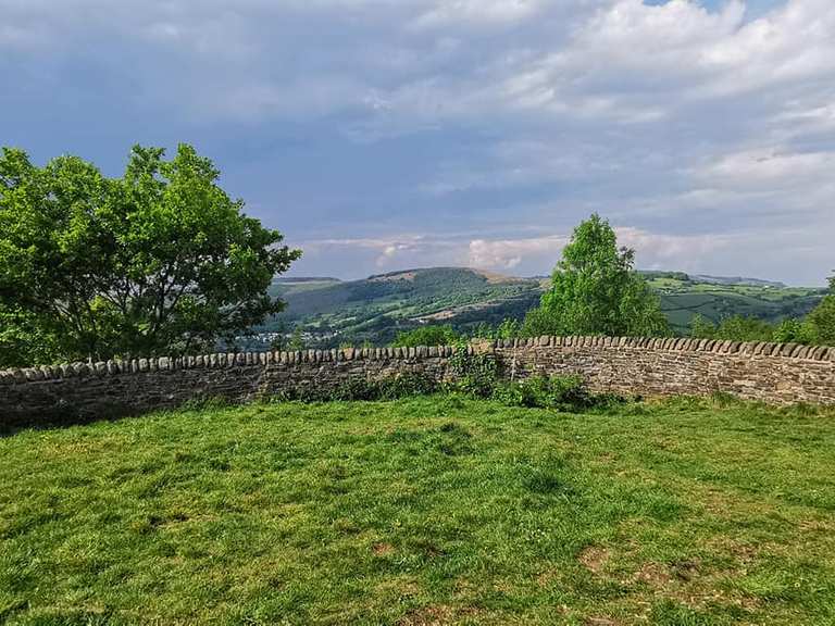 Coed Craig Ruperra Motte – Iron Bridge loop from Caerphilly | Wanderung ...