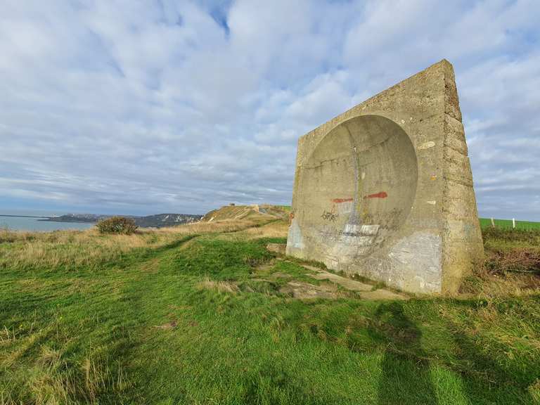 Abbot's Cliff Sound Mirror Routes for Walking and Hiking | Komoot