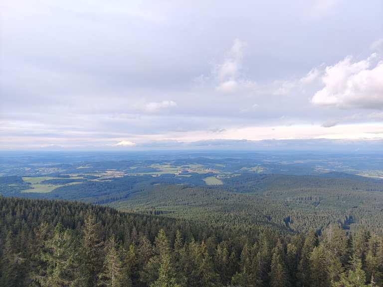 Boubin – Treppe zum Aussichtsturm Runde von Zátoň-Boubín | Wanderung ...