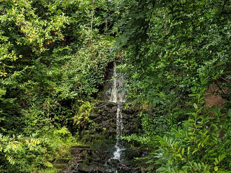 Tillingbourne Waterfall (periodically) Routes for Walking and Hiking ...