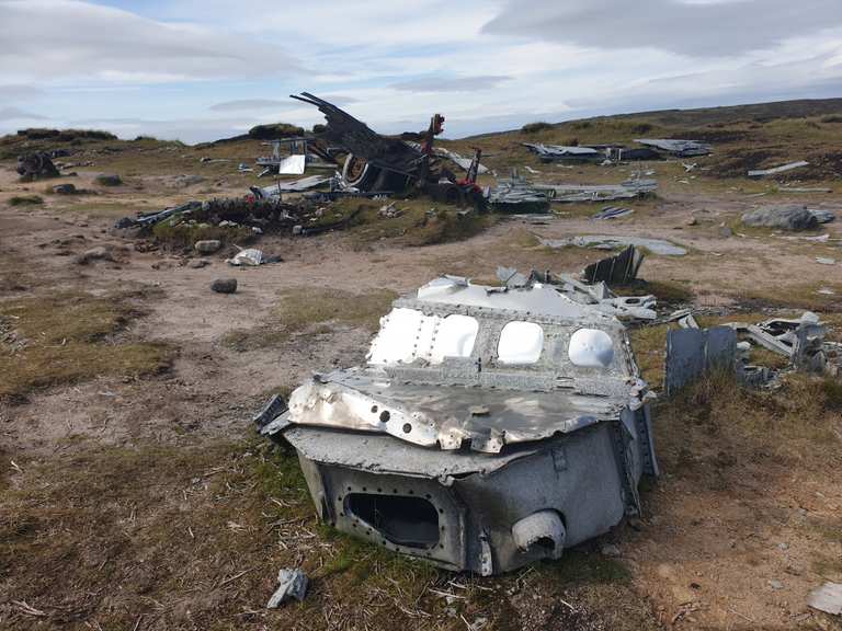 B-29 Superfortress "Overexposed" plane crash site - Charlesworth, High ...