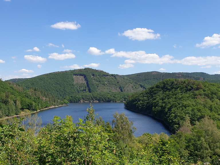 View of the Rursee Routes for Walking and Hiking | Komoot