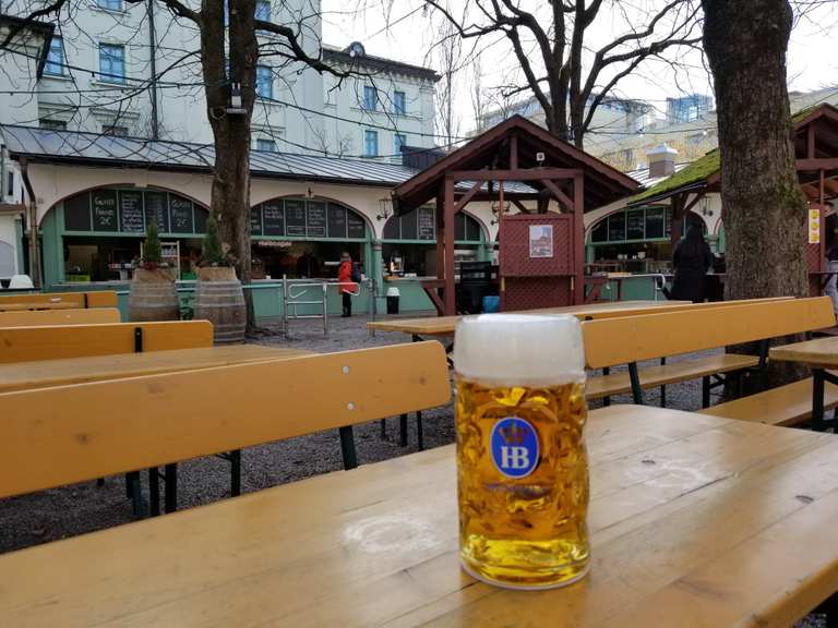 Biergarten Hofbräukeller am Wiener Platz: Wanderungen und Rundwege | komoot