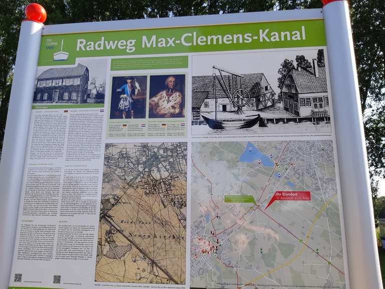 Max-Clemens-Kanal-Teilstück Maxhafen bis Clemenshafen: Radtouren und ...