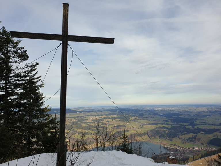View of Großer Alpsee from Gschwender Horn: Wanderungen und Rundwege ...