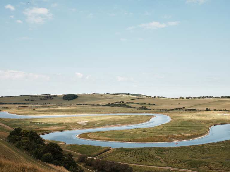 Cuckmere Valley loop from Exceat — South Downs National Park | hike ...