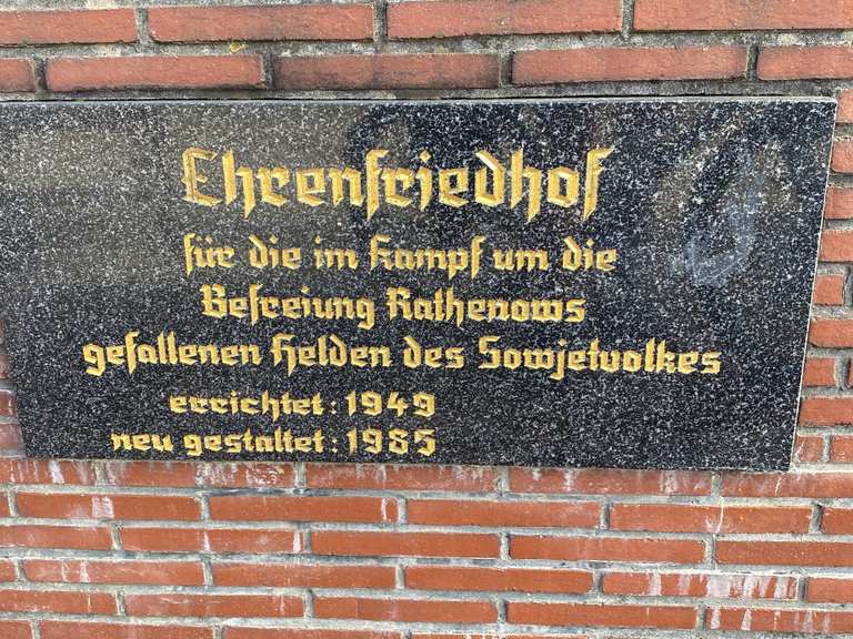 Soviet War Cemetery Rathenow – Hiking & Cycling Routes | Komoot