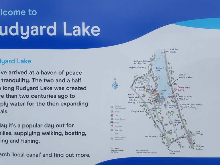 Rudyard Lake Routes for Walking and Hiking | Komoot