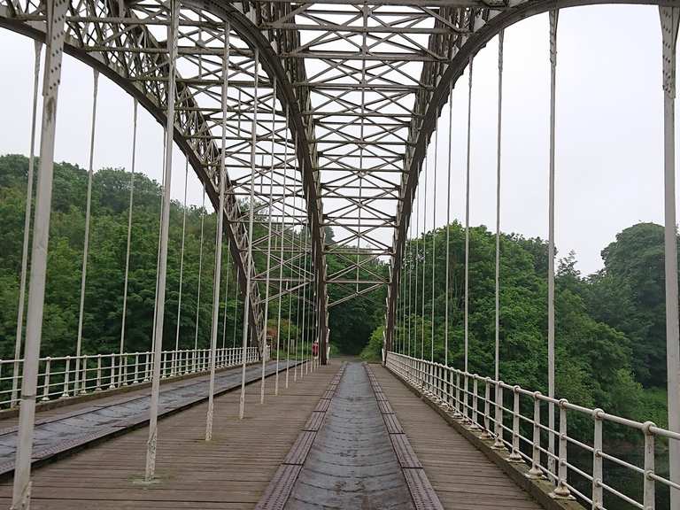 Hagg Bank Bridge (Wylam Bridge) - Cycle Routes and Map | Komoot
