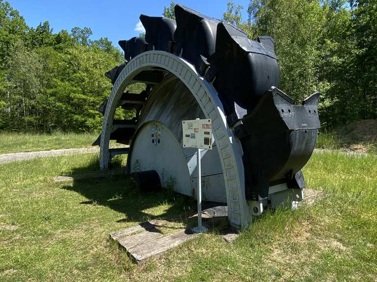 Schaufelrad auf der Halde Trages : Radtouren und Radwege | komoot