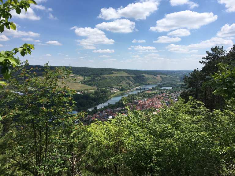 Toller Ausblick auf Erlabrunn - Mountain Bike Trails & Tracks | Komoot