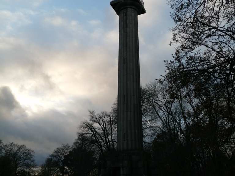 Bridgewater Monument at Ashridge Estate. Routes for Walking and Hiking ...
