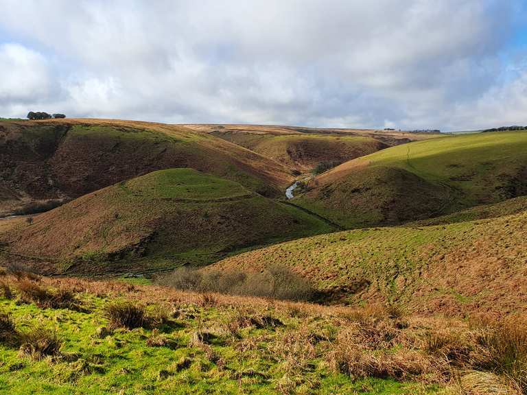 Barle Valley & Cow Castle loop from Simonsbath — Exmoor National Park ...
