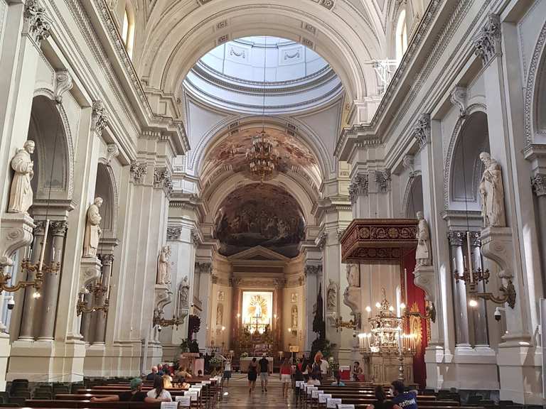 Meridiana sul pavimento della cattedrale di Palermo Routes for Walking ...