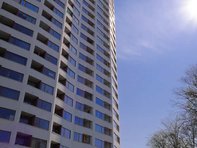 Alvar Aalto Hochhaus Bremen Neue Vahr - Cycle Routes and Map | Komoot