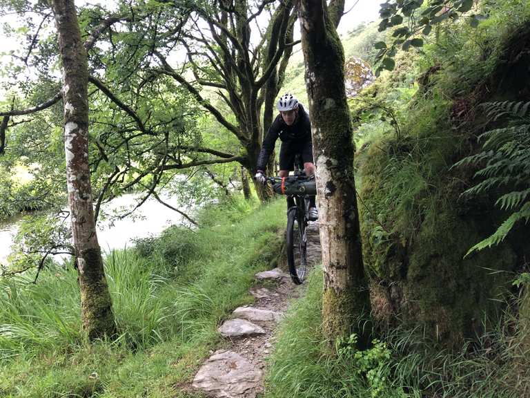 Beautiful bridleway on the River Barle Mountain Bike Trails & Tracks ...