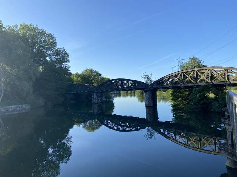 Iffley Lock – Isis Bridge loop from Cowley Airfield | bike Tour | Komoot
