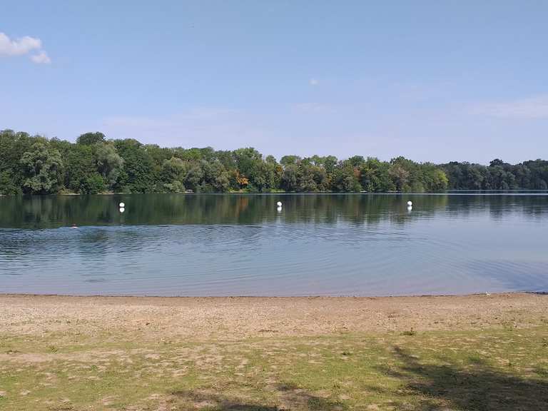 Baggersee Grötzingen (bei Karlsruhe) - Mountain Bike Trails & Tracks ...