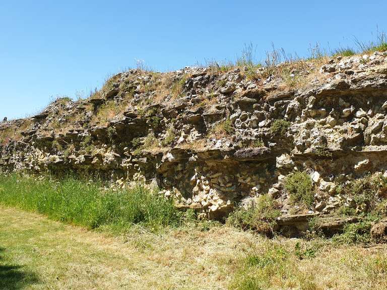 Ancient Roman settlement of Calleva Road Cycle Routes and Map | Komoot