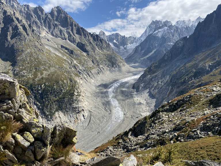 Montenvers – Mer de Glace depuis le Signal Loop from Montenvers - Mer ...