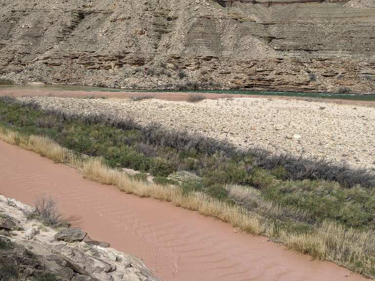 Confluencia del río Colorado con el pequeño río Colorado: Rutas de ...