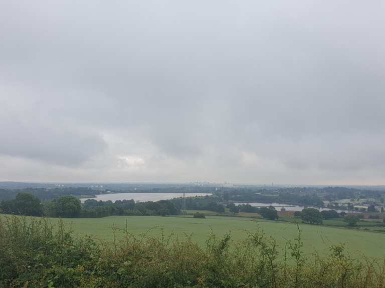 View of Frankley Reservoir and Birmingham - Cycle Routes and Map | Komoot