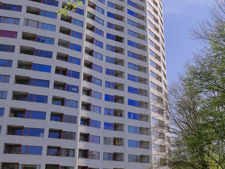 Alvar Aalto Hochhaus Bremen Neue Vahr - Cycle Routes and Map | Komoot