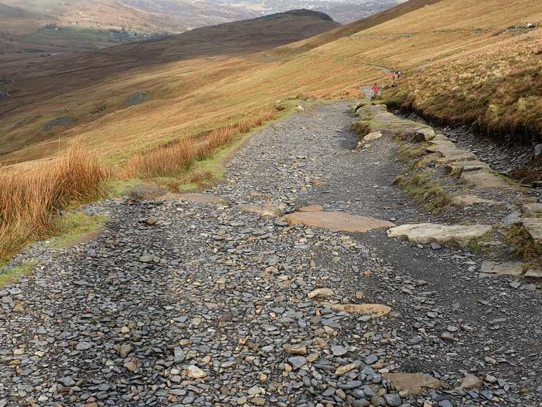 Yr Wyddfa (Snowdon) circular, via the Llanberis and Ranger paths ...
