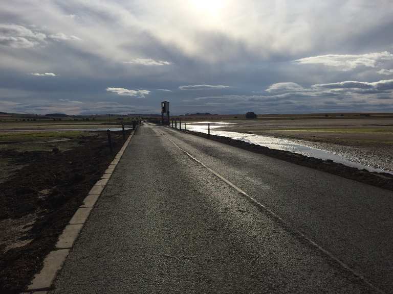 Bamburgh und Lindisfarne Schleife von Chathill - Northumberland Coast ...
