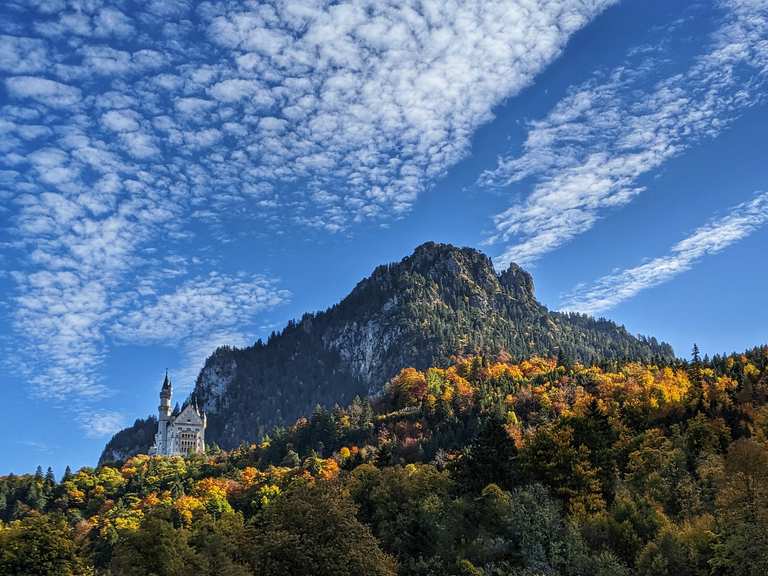 Von Pfronten, Füssen, um den Forggensee, Neuschwanstein, Alpsee über ...