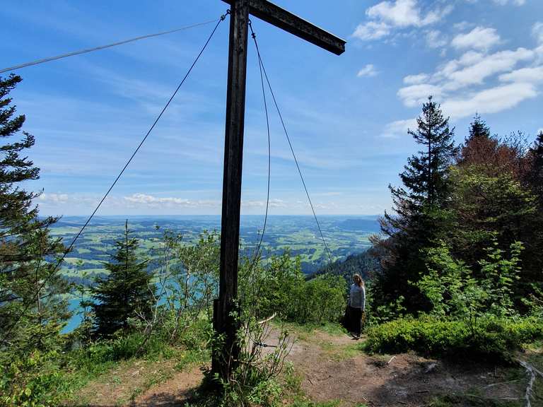 View of Großer Alpsee from Gschwender Horn: Wanderungen und Rundwege ...