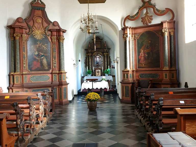 Kapelle St. Maria an der Heiden (Overhetfeld): Wanderungen und Rundwege ...