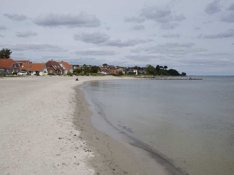 Hejlsminde Strand, bei Christiansfeld: Wanderungen und Rundwege | komoot