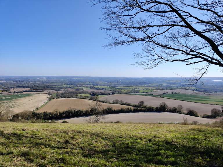 Coldrum Longbarrow – Views over Kent loop from Upper Halling | hike ...