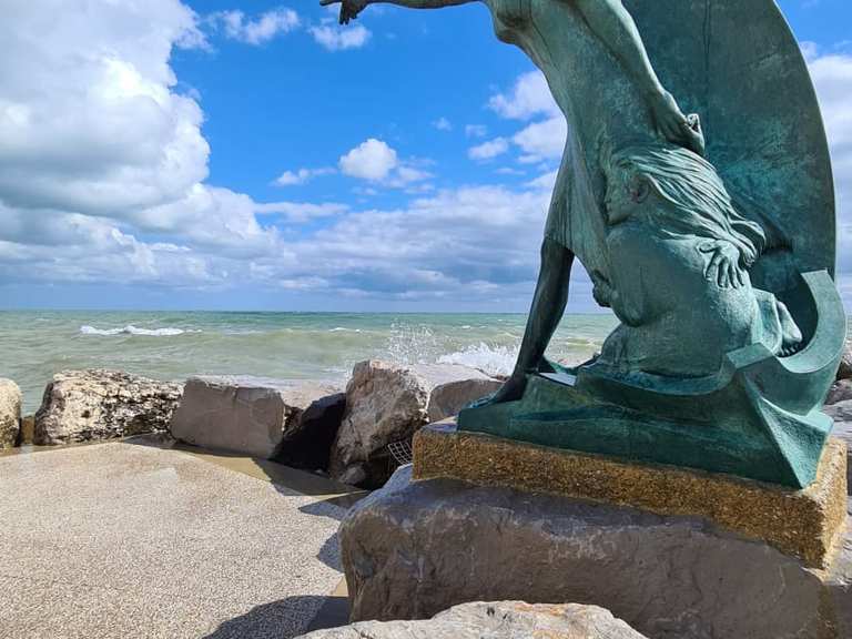 Darsena – Ponte di Tiberio Runde von Rimini (Emilia Romagna ...