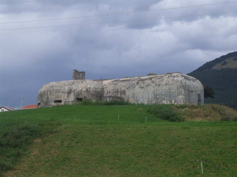 Bunker aus dem 2. Weltkrieg fietsroutes en kaart | Komoot